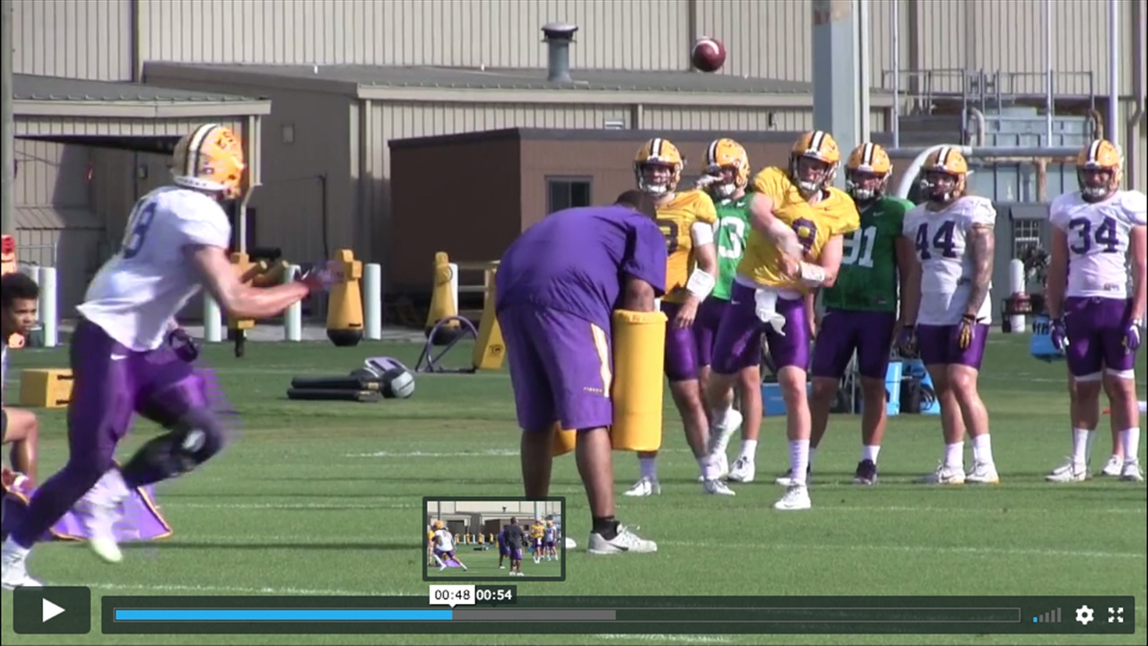 LSU Wednesday practice video: Tigers back to work for SLU | TigerBait.com