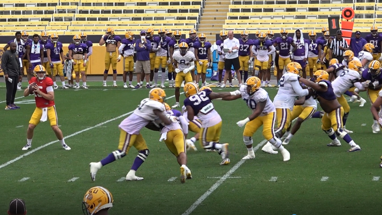 WATCH: LSU spring football practice, April 16, 2022 | TigerBait.com