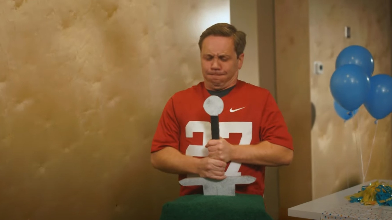 FUNNY: SEC Shorts - Teams try and pull division winner sword from stone ...