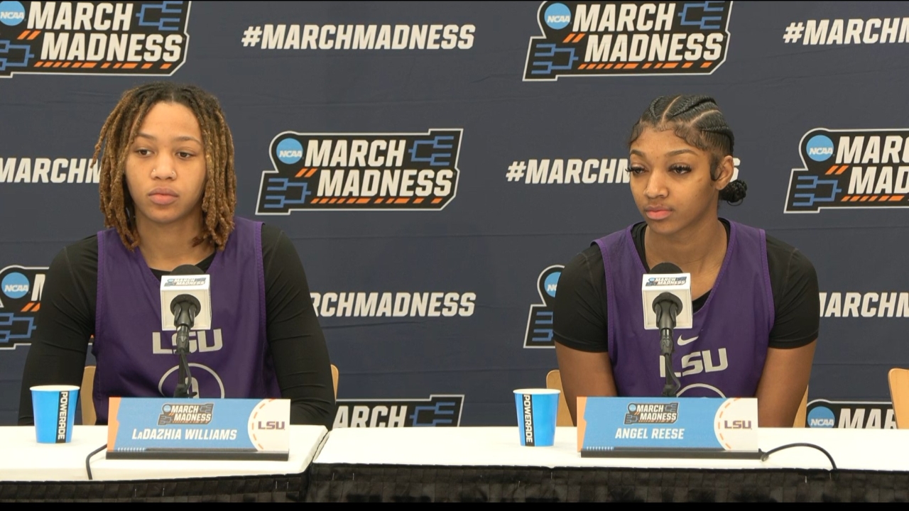 WATCH: LSU Angel Reese and LaDazhia Williams preview Michigan ...