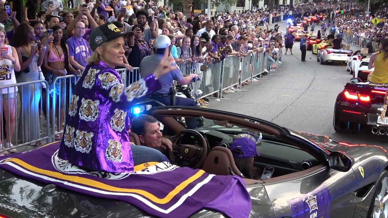 WATCH: LSU National Championship parade, Kim Mulkey and team ...
