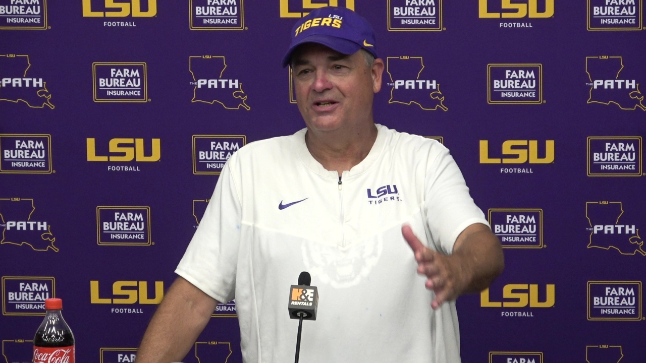 WATCH: LSU offensive coordinator Mike Denbrock talks prep for 2023 ...