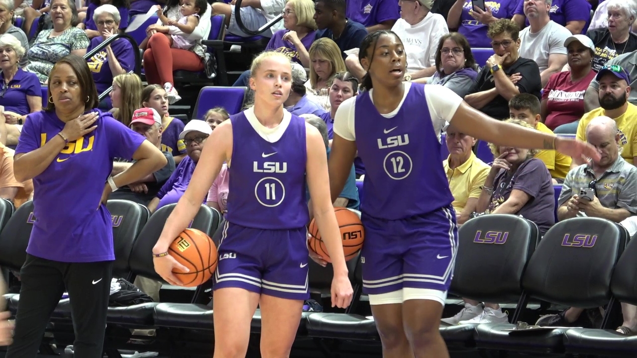 WATCH: LSU defending national champions begin basketball practice ...