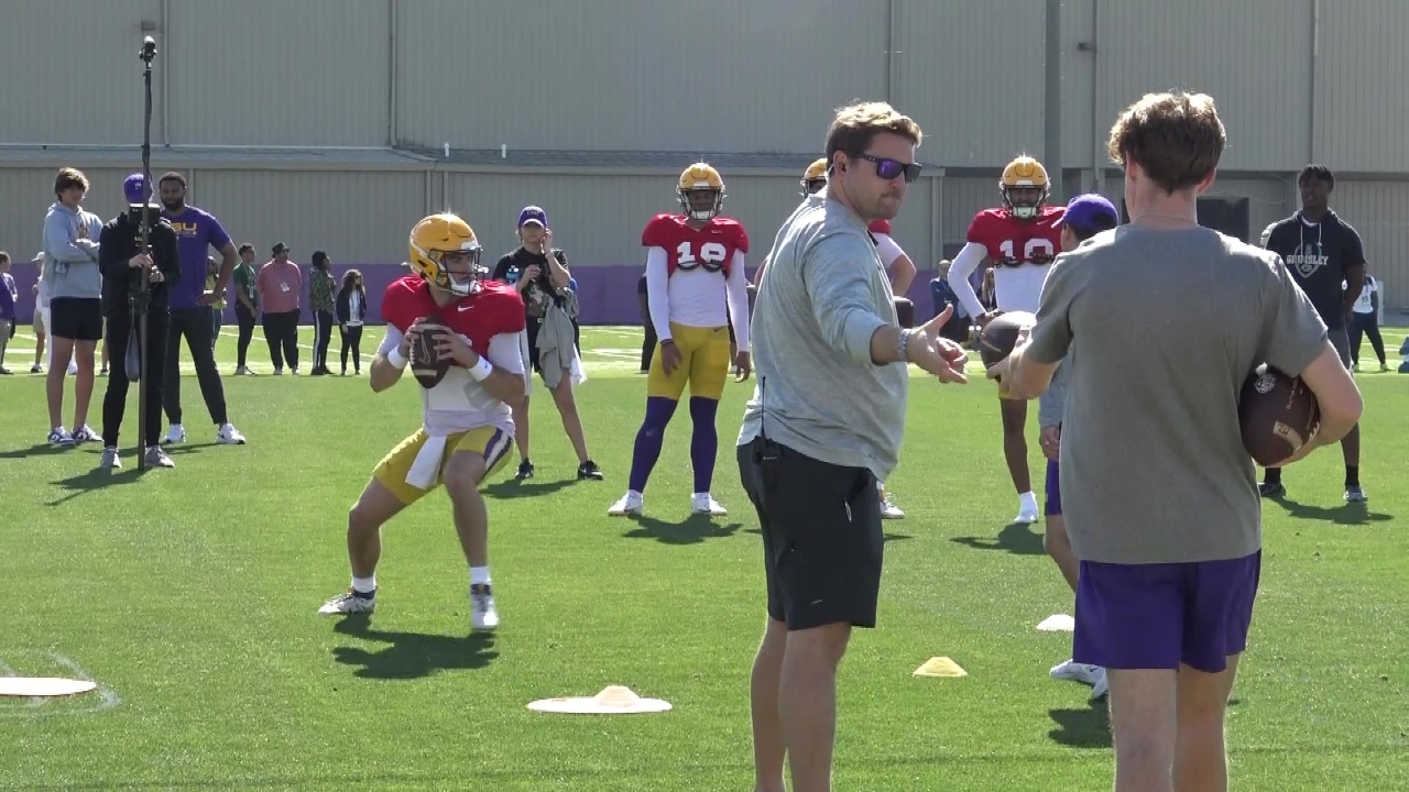 WATCH: LSU football spring practice video, April 6, 2024 | TigerBait.com