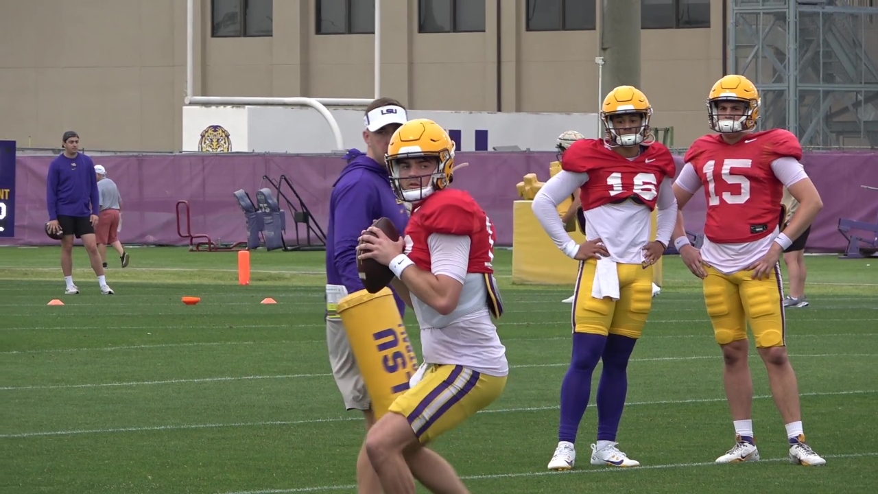 WATCH: LSU spring football practice highlights, April 9, 2024 ...