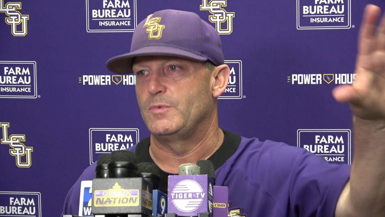 WATCH: LSU Jay Johnson LOSS to Alabama in series finale postgame ...