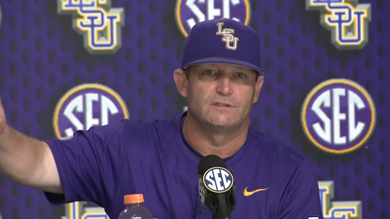 WATCH: LSU Jay Johnson WIN over Texas A&M in SEC Tournament postgame ...