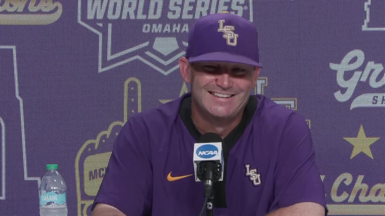 WATCH: LSU Jay Johnson NATIONAL CHAMPIONS postgame press conference ...