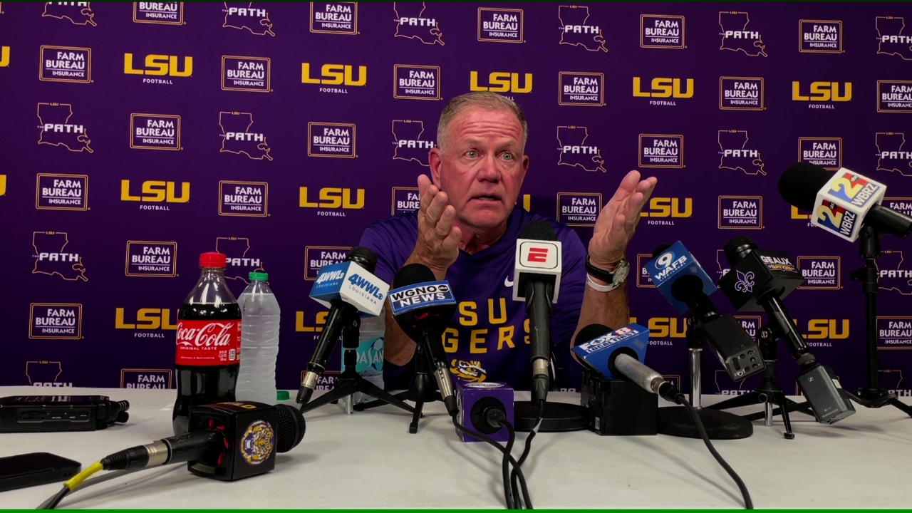 WATCH: LSU Brian Kelly LOSS to Ole Miss postgame press conference ...