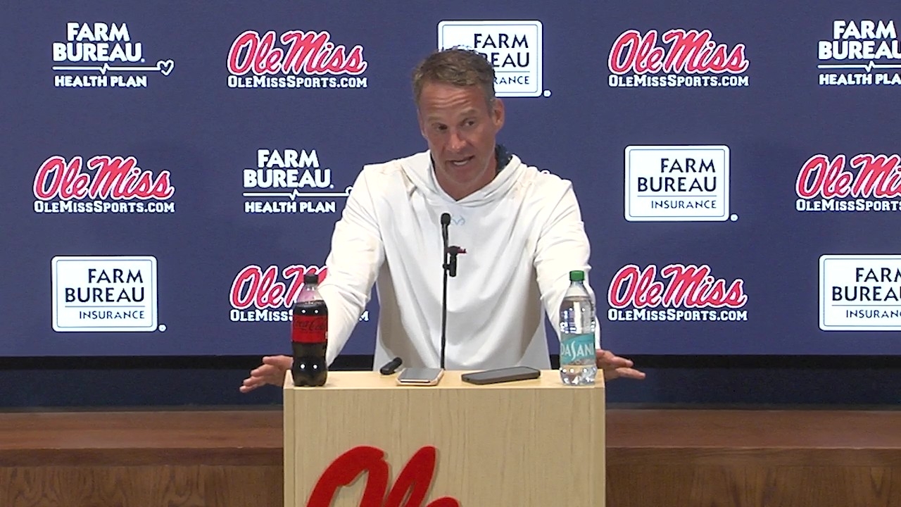 WATCH: Ole Miss Lane Kiffin WIN over LSU postgame press conference ...