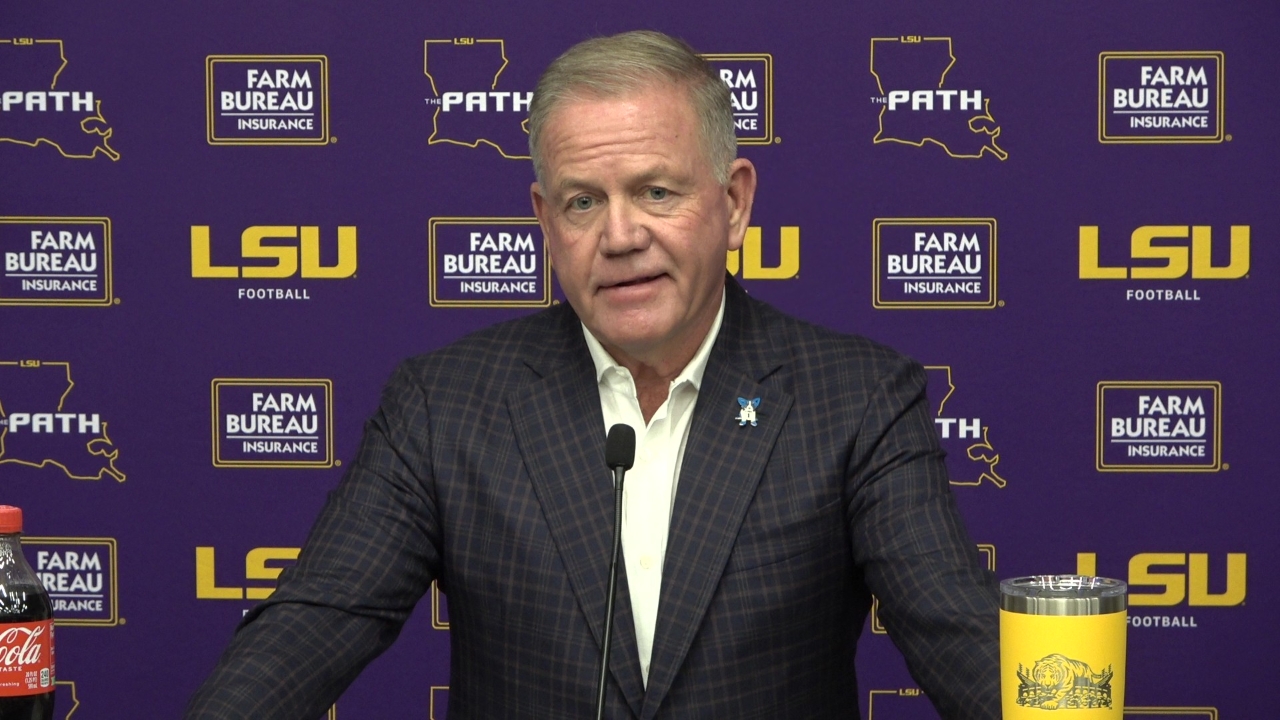 WATCH: LSU Brian Kelly South Carolina game-week press conference ...