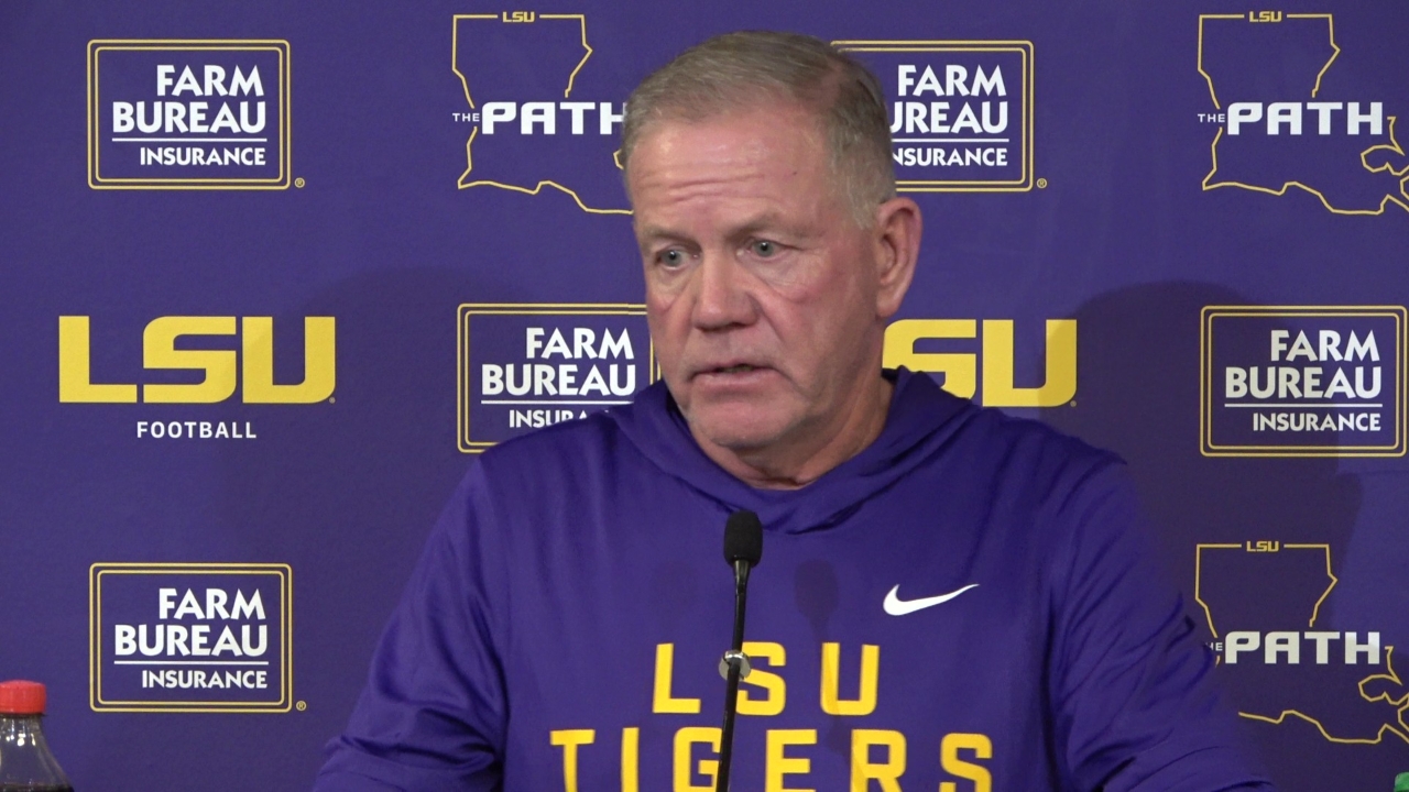 WATCH: LSU Brian Kelly LOSS to Texas A&M postgame press conference ...