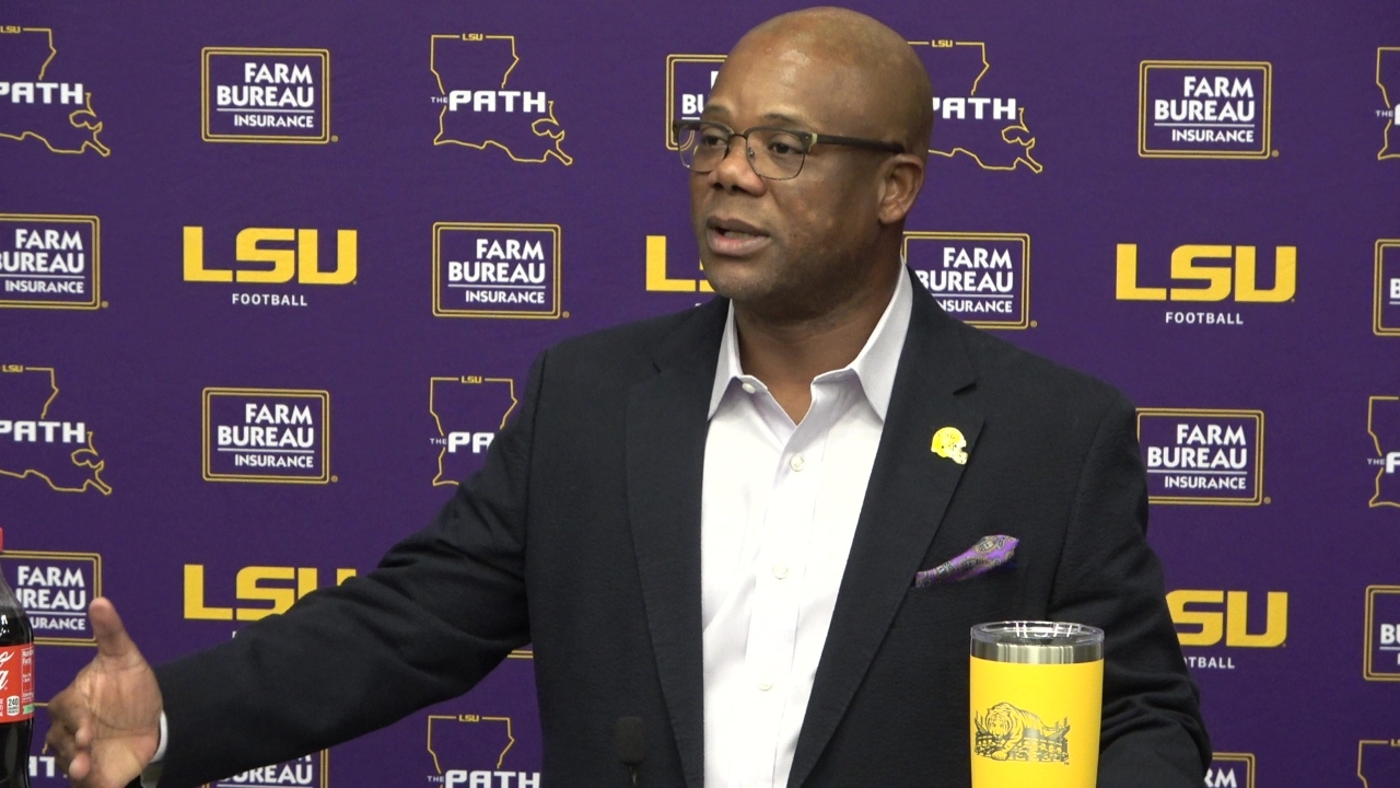 WATCH: LSU Frank Wilson Alabama week press conference | TigerBait.com