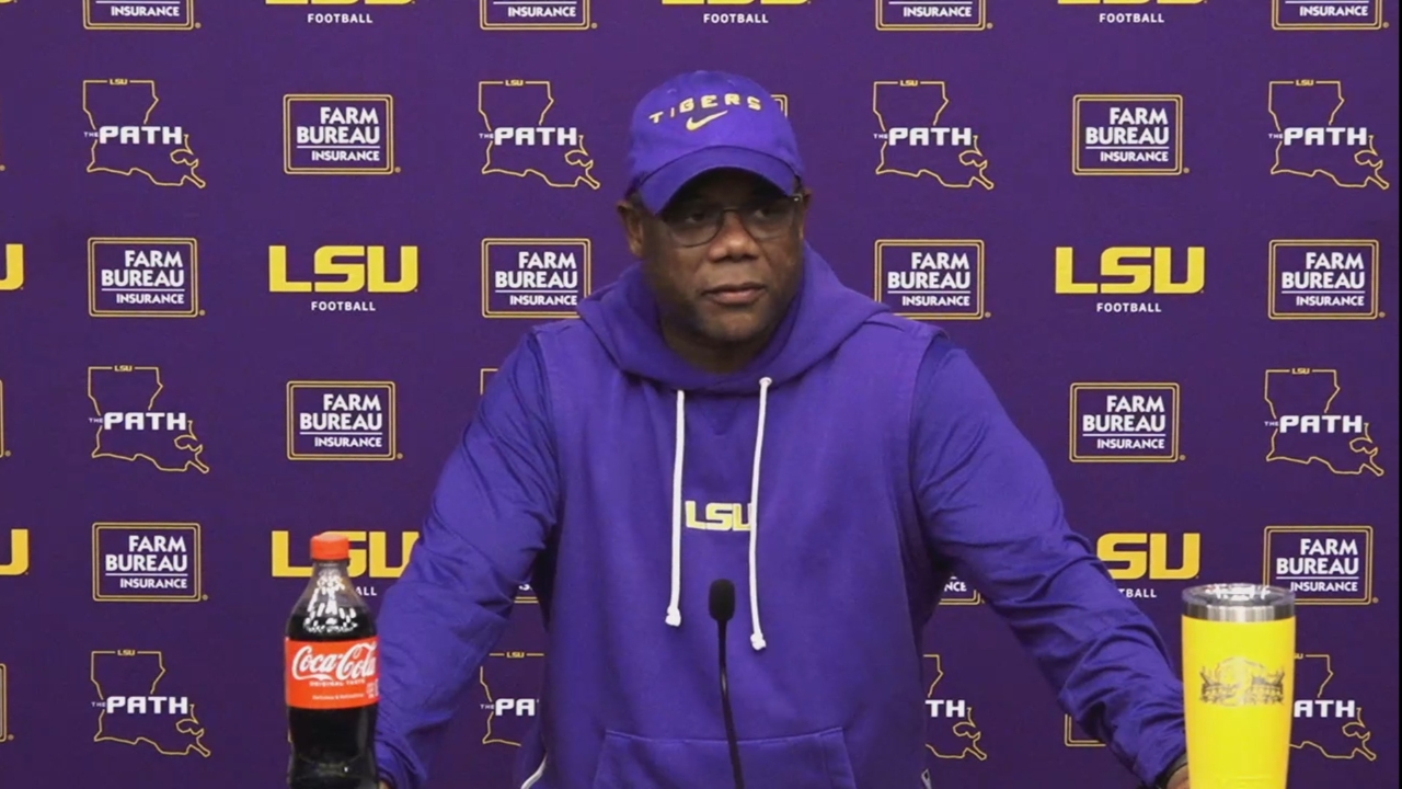 LSU Frank Wilson talks week of prep for Alabama | TigerBait.com