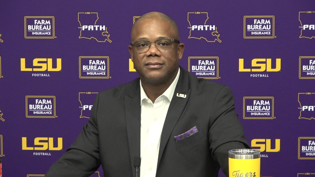 WATCH: LSU Frank Wilson Oklahoma week press conference | TigerBait.com