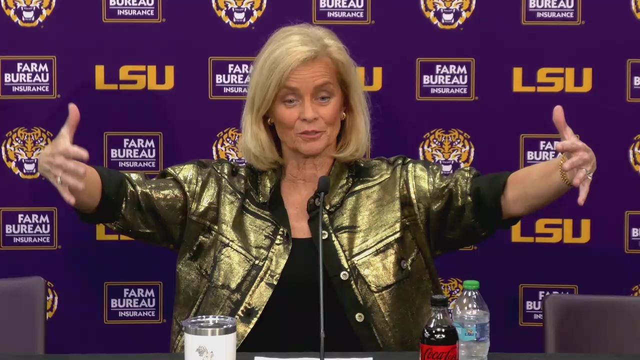 WATCH: LSU Kim Mulkey WIN over Alabama State postgame | TigerBait.com