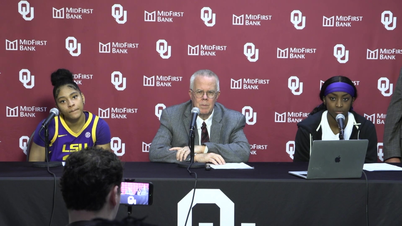 WATCH: LSU Bob Starkey WIN over Oklahoma postgame | TigerBait.com